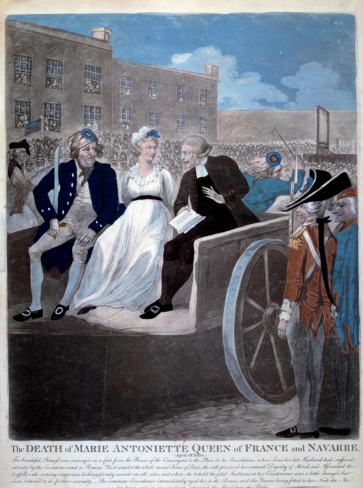 Marie Antoinette Giljotin