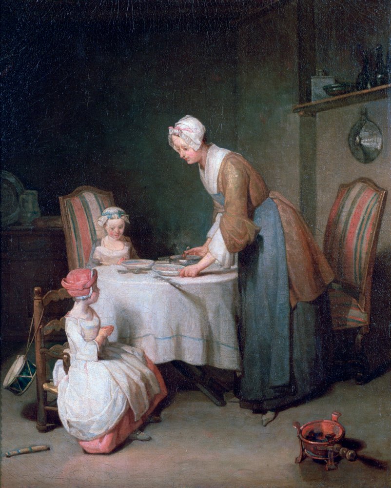 Zegende genade, 1744 | Jean Baptiste Simeon Chardin