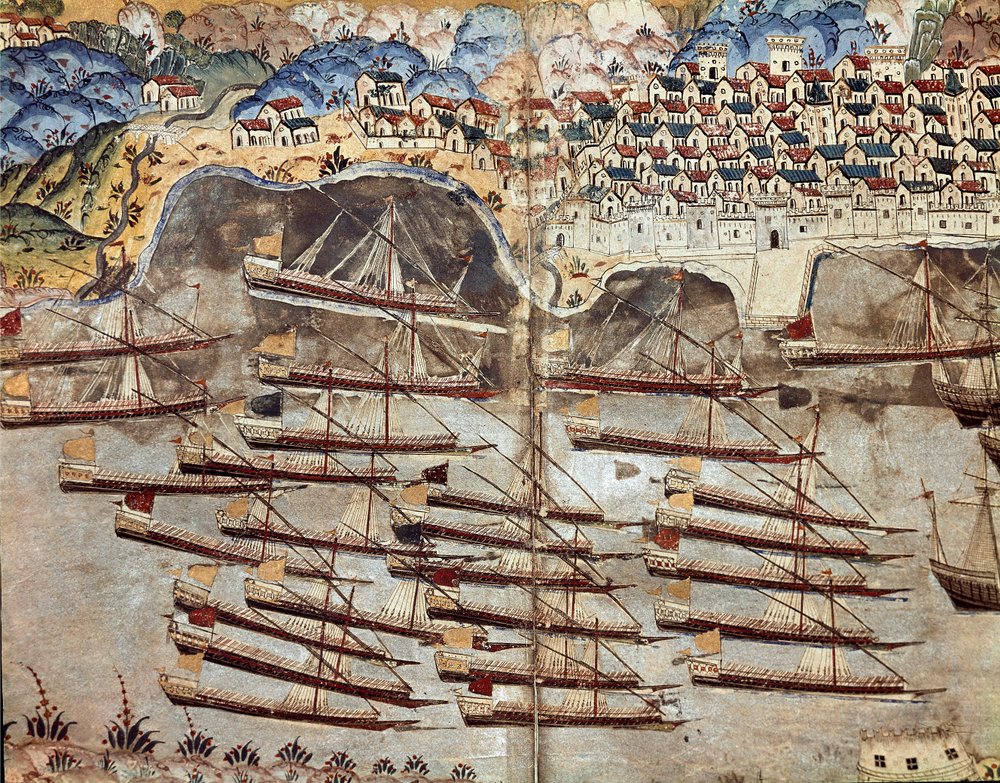Ottomaanse Rijk: voorstelling van de vloot van Barberossa