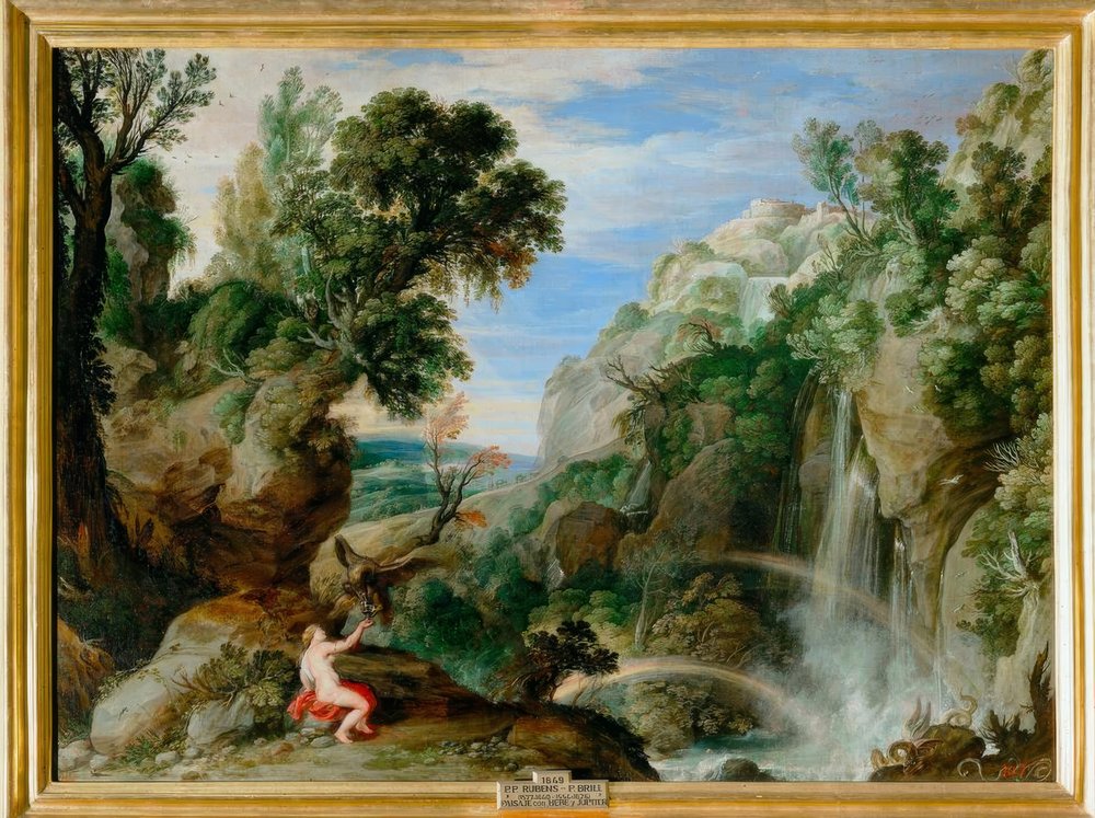Landschap met Hebe (of Psyche) | Peter Paul Rubens