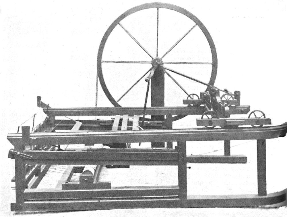 Spinning Jenny Hargreaves Spinner, Invented In 1768, Also Known As