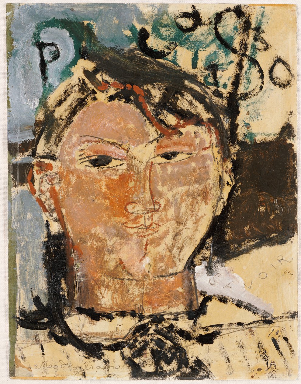 Zelfportret Picasso Paiting Door Pablo Picasso Imprezionizm