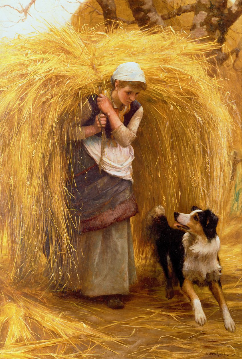 Onbekend schilderij | Arthur Hacker | Kunstafdruk