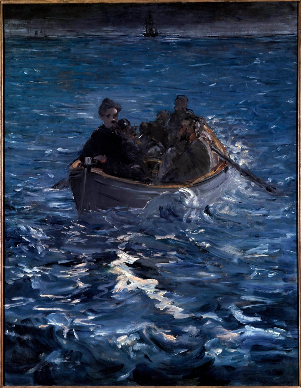 Rochefort's ontsnapping. Henri de Rochefort Franse schrijver (1831-1913 ...