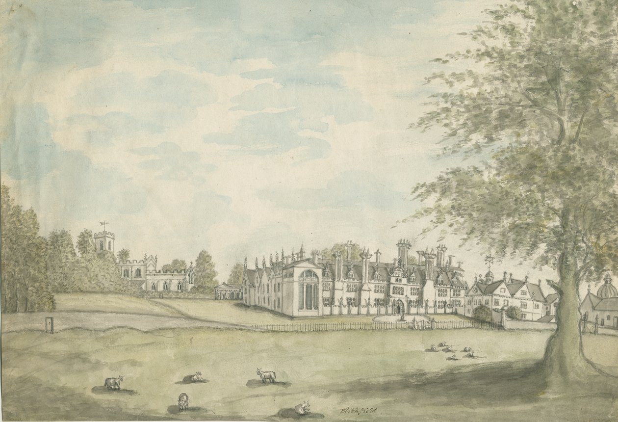 Blithfield Hall | English School | Kunstafdruk
