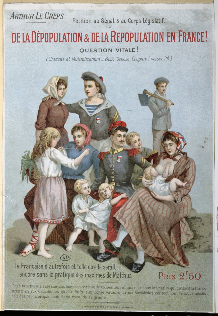 Ontvolking en Herbevolking in Frankrijk, boekje door Arthur Le Creps ...