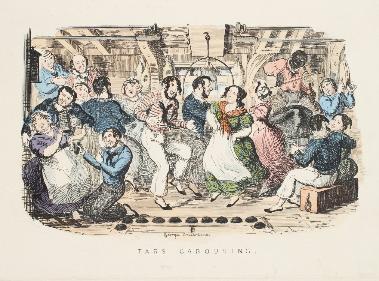 Tars Carousing, uit 'Songs, Naval and National: Of the Late Charles ...