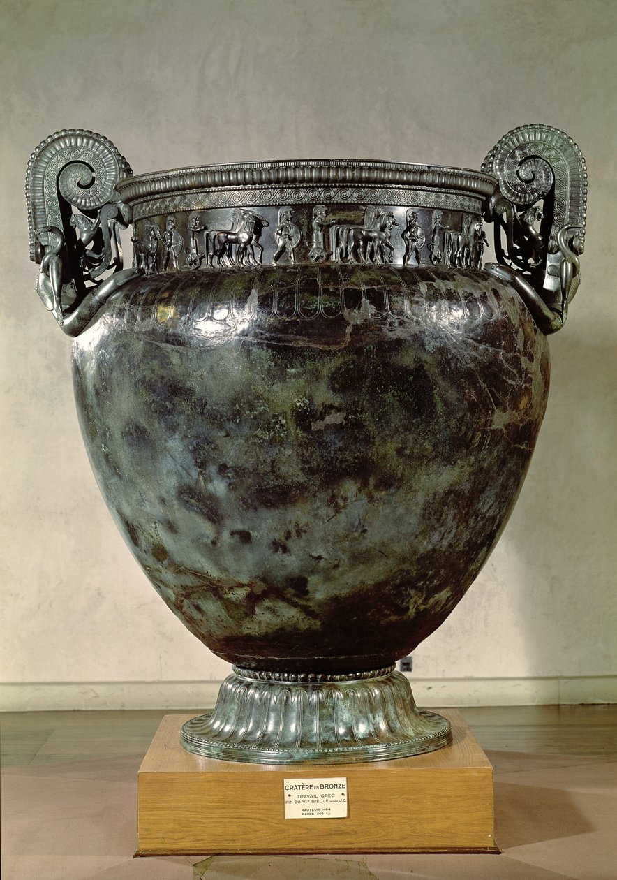 Krater, uit het Graf van een Prinses van Vix (brons) | Greek