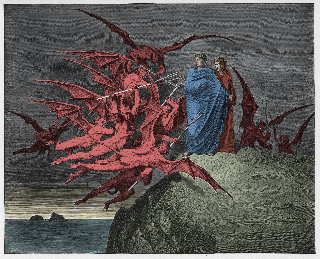 Oude Schilderijen Van Demonen Bleekselderijsap, De Fabelachtige