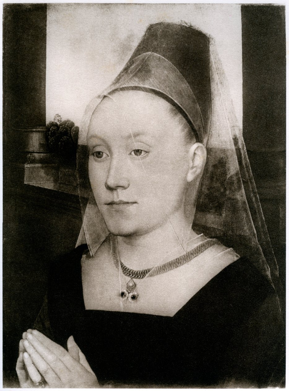 Barbara Van Vlaenderbergh, vrouw van Guillaume Moreel, c1480, 1927