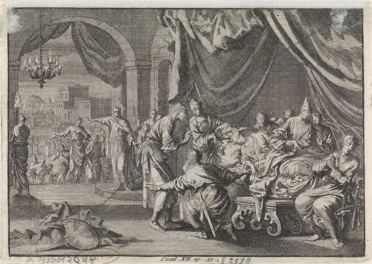 Dood van de eerstgeborenen in Egypte, waaronder de zoon van de farao