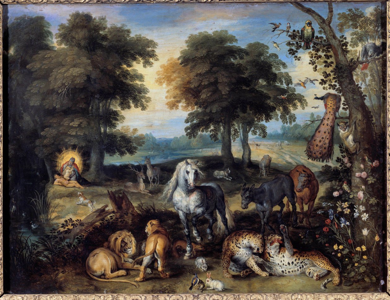 Het Aards Paradijs | Jan the Elder Brueghel | Kunstafdruk