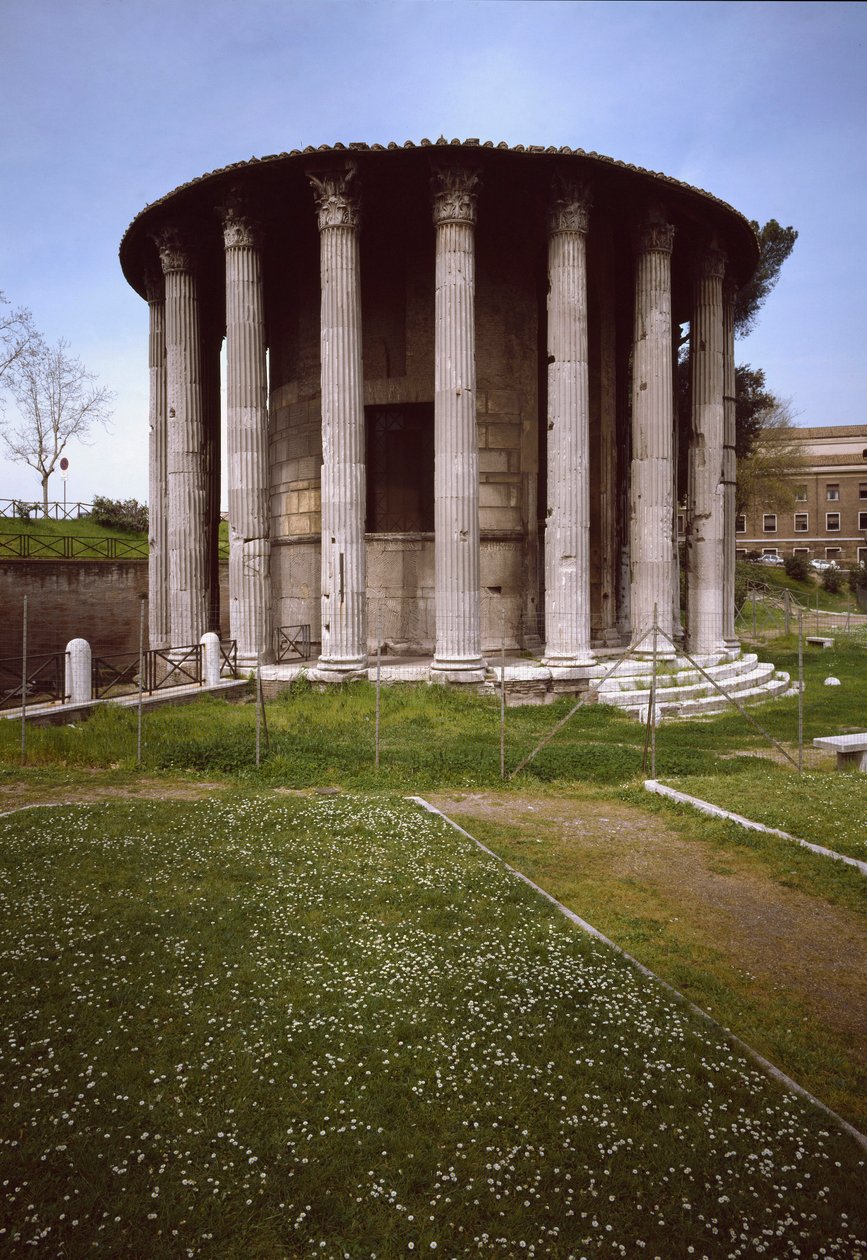Templo De Hercules Victor Romeinse Tempel Van Hercules Victor En