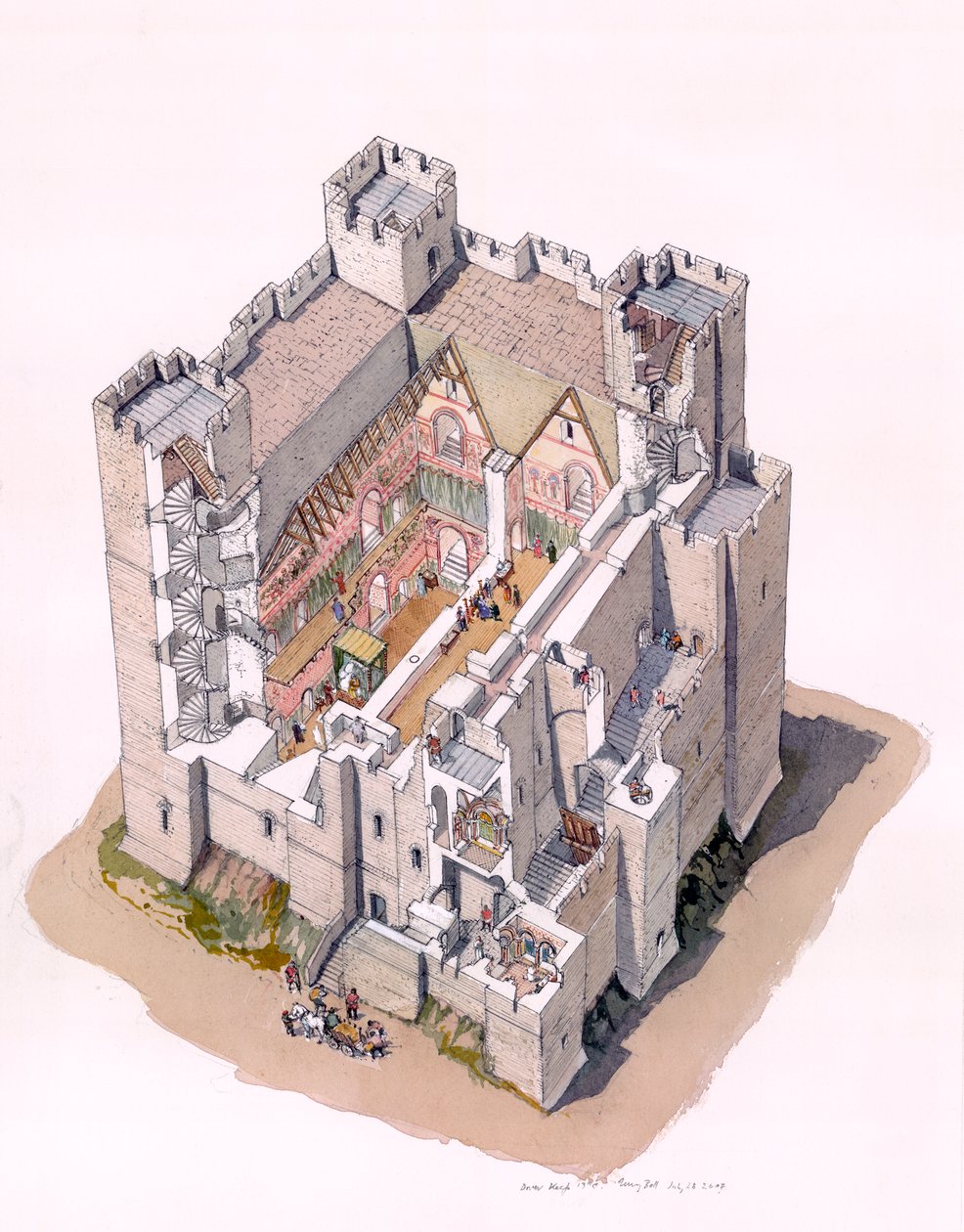 Layout Do Castelo De Dover