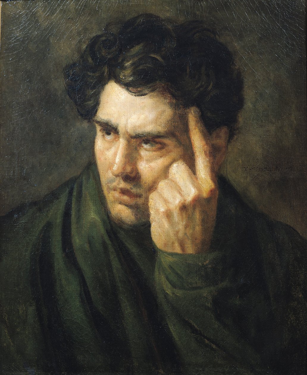 Portret van Lord Byron (1788-1824) | Theodore Gericault