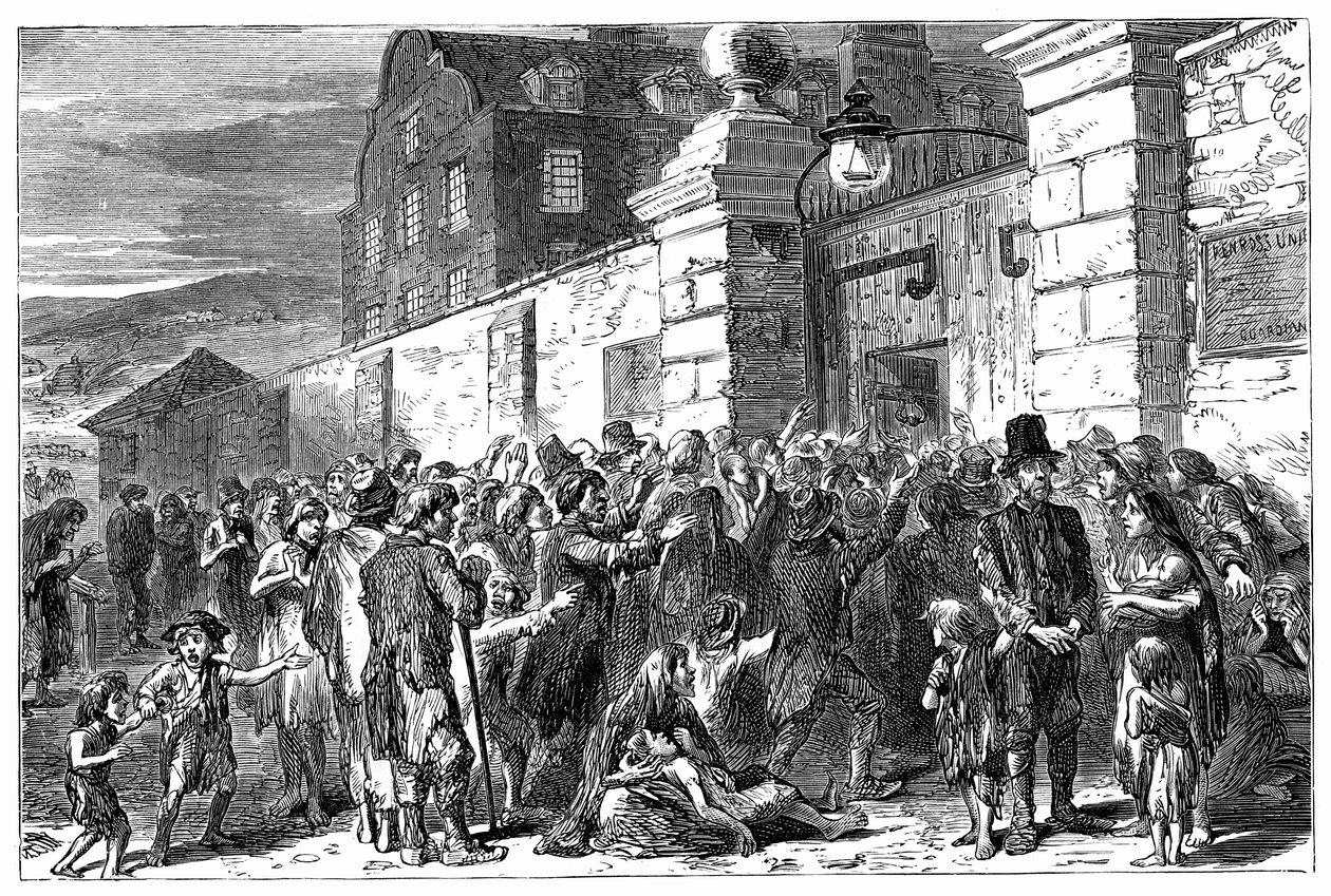 Ierse Hongersnood Schilderij