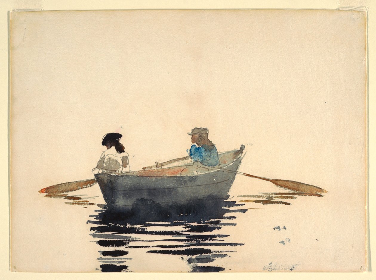 Roeiboot Tekening